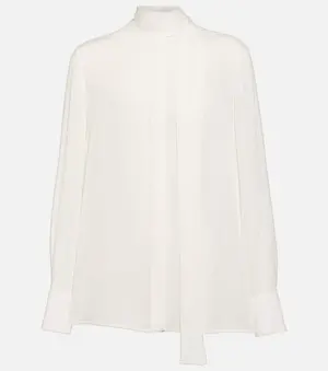 Valentino Garavani Tie-neck Blouse
