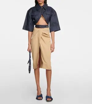 Jacquemus Les Mules Bagnu Denim Mules