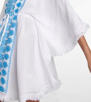 Melissa Odabash Isabelle Embroidered Minidress