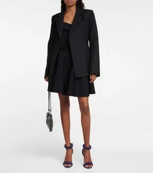 Alaïa La Bombe 90 Suede Sandals