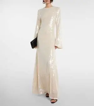 ROTATE BY BIRGER CHRISTENSEN Sequined Gown