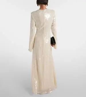 ROTATE BY BIRGER CHRISTENSEN Sequined Gown