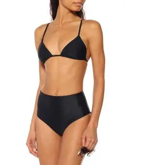 Jade Swim Bound Bikini Bottoms - Black