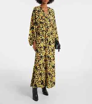 Diane Von Furstenberg Kason Printed Maxi Dress