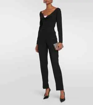 Roland Mouret Off-shoulder Cady Top