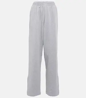 Wardrobe.NYC X Hailey Bieber Wide-leg Cotton Sweatpants - Grey