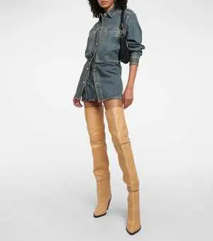 Isabel Marant Lelodie Over-the-knee Leather Boots