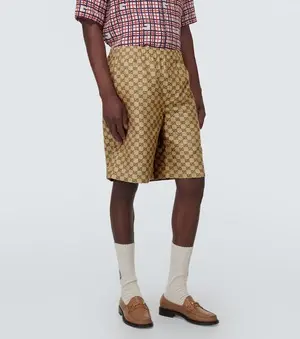 Gucci Gg Canvas Shorts - Beige
