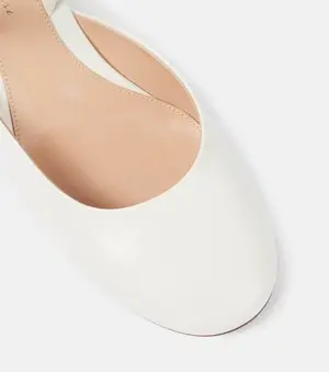 GIANVITO ROSSI Tivoli 45 Leather Mules