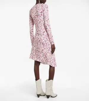 MARANT ETOILE Jadiya Printed Jersey Midi Dress - Multicoloured