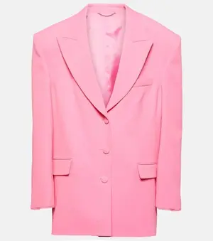Magda Butrym Single-breasted Silk-blend Blazer