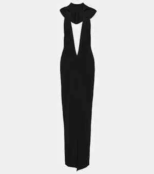 MONOT Hooded Gown - Black