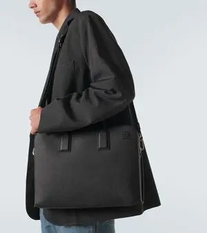 Loewe Goya Leather Briefcase