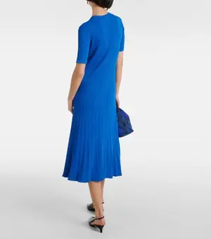 JOSEPH Ribbed-knit Midi Dress