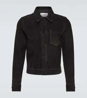 AMI Paris Suede Overshirt