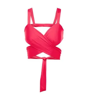 Magda Butrym Wrap-tie Bikini Top - Pink