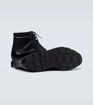 John Lobb Alder Leather Lace-up Boots - Black