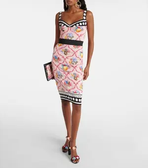 Dolce & Gabbana Capri Printed Minidress