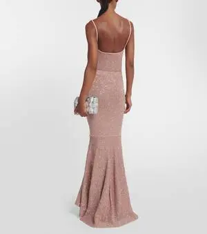 Altuzarra Kasou Metallic Knit Maxi Skirt