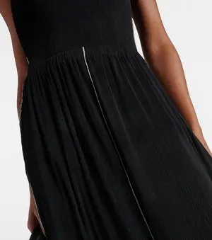 TOTEME Plisse Maxi Skirt - Black