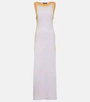 Y/project Ribbed-knit Cotton Maxi Dress