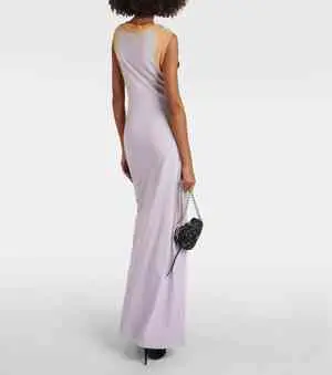 Y/project Ribbed-knit Cotton Maxi Dress