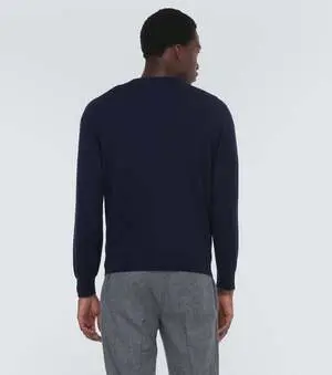 Brunello Cucinelli Cashmere Crewneck Sweater - Blue