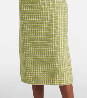 Tory Burch Checked Pencil Skirt