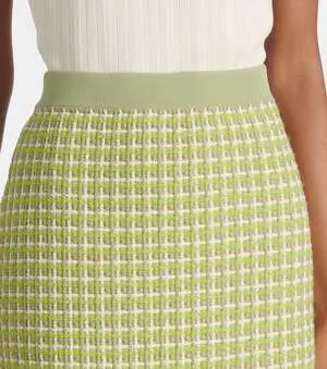 Tory Burch Checked Pencil Skirt