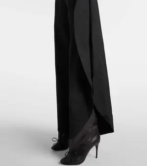 Alaïa Wool Grain De Poudre Balloon Pants