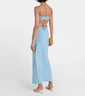 Christopher Esber Bandeau Cutout Maxi Dress