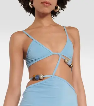 Christopher Esber Bandeau Cutout Maxi Dress
