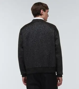 JIL SANDER Metallic Crewneck Sweater - Black