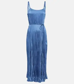 Vince Pleated Midi Dress