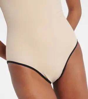 TOTEME Striped Edge Swimsuit