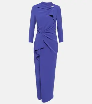 Safiyaa Avery Crepe Maxi Dress