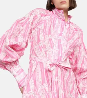 PATOU Printed Cotton Maxi Dress