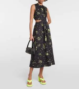 GIA BORGHINI Gia 17 Leather Platform Sandals