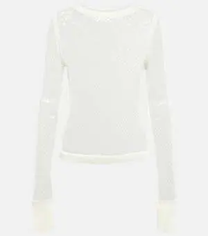 JEAN PAUL GAULTIER Sequined Net Top