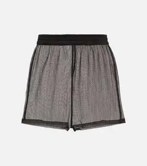 Jade Swim Sheer High-rise Shorts