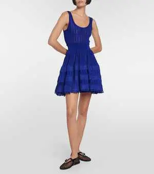 Alaïa Sleeveless Minidress - Blue