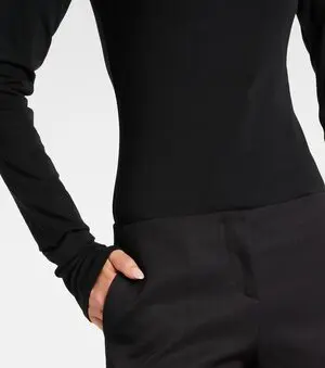 RE/DONE Cotton-blend Jersey Bodysuit