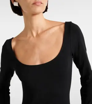 RE/DONE Cotton-blend Jersey Bodysuit