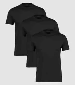 Prada Cotton Jersey T-shirt Three-pack