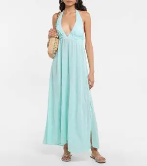 Heidi Klein Seven Mile Beach Cotton Maxi Dress