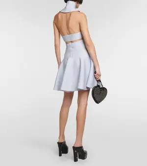 Alaïa Ribbed-knit Miniskirt