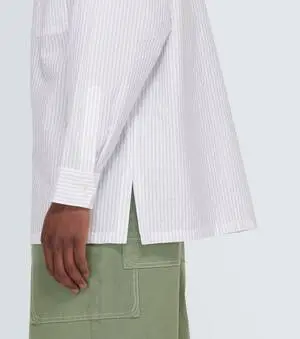 Kenzo Pinstriped Cotton Poplin Shirt