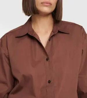 Co Oversized Cotton And Silk Shirt