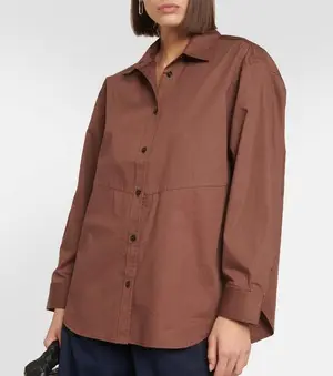 Co Oversized Cotton And Silk Shirt