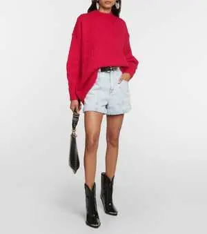 Isabel Marant Étoile Idol Mohair-blend Mockneck Sweater - Pink